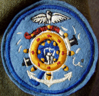 Unknown blue anchor combat patch on Army uniform - ARMY AND USAAF - U.S ...