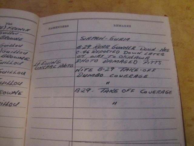 VP-23 "Black Cat" PBY Log Book: USS Indianapolis connection - GROUPINGS ...