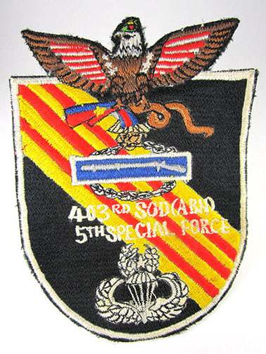 403rd SOD 5th Special Forces patch - ARMY AND USAAF - U.S. Militaria Forum