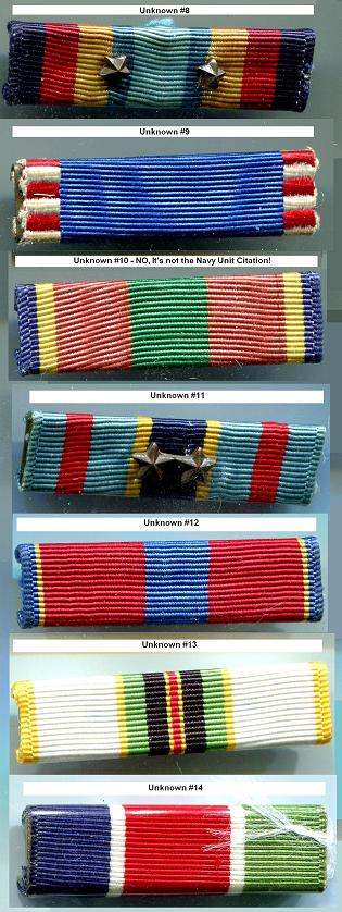 14 Unknown Ribbon Bars - MEDALS & DECORATIONS - U.S. Militaria Forum