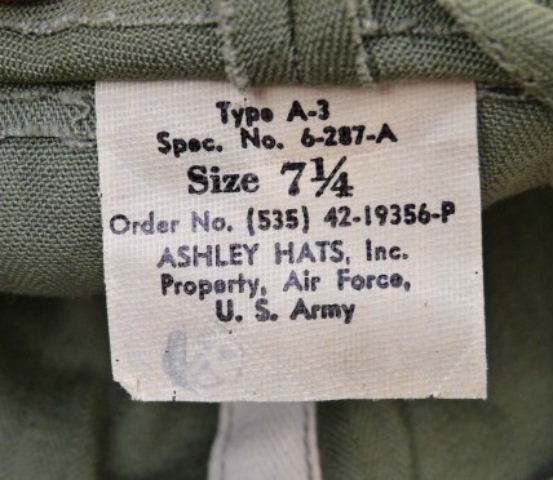 USAAF Mechanics' A3 HBT cap - UNIFORMS - U.S. Militaria Forum