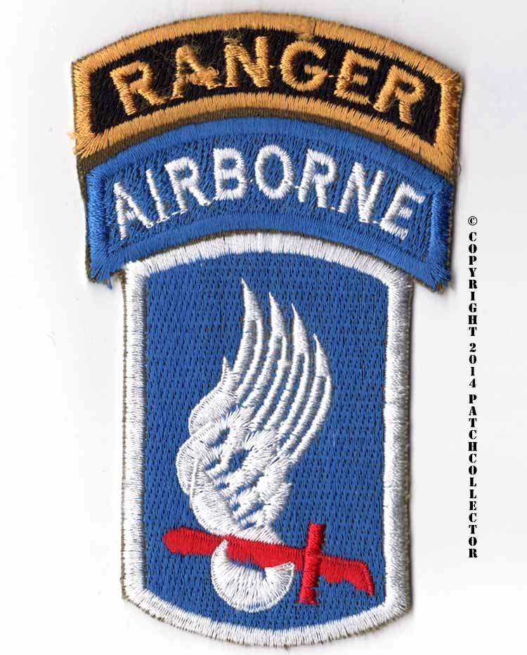 A theatre made 173rd Airborne Ranger patch - ARMY AND USAAF - U.S ...
