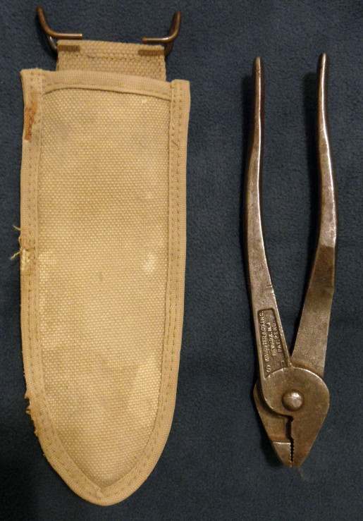 M1910 wire cutters and pouch - FIELD & PERSONAL GEAR SECTION - U.S ...