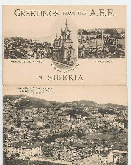 AEF SIBERIA POSTAL COVER - EPHEMERA, PHOTOGRAPHS & MILITARY ARTWORK - U ...