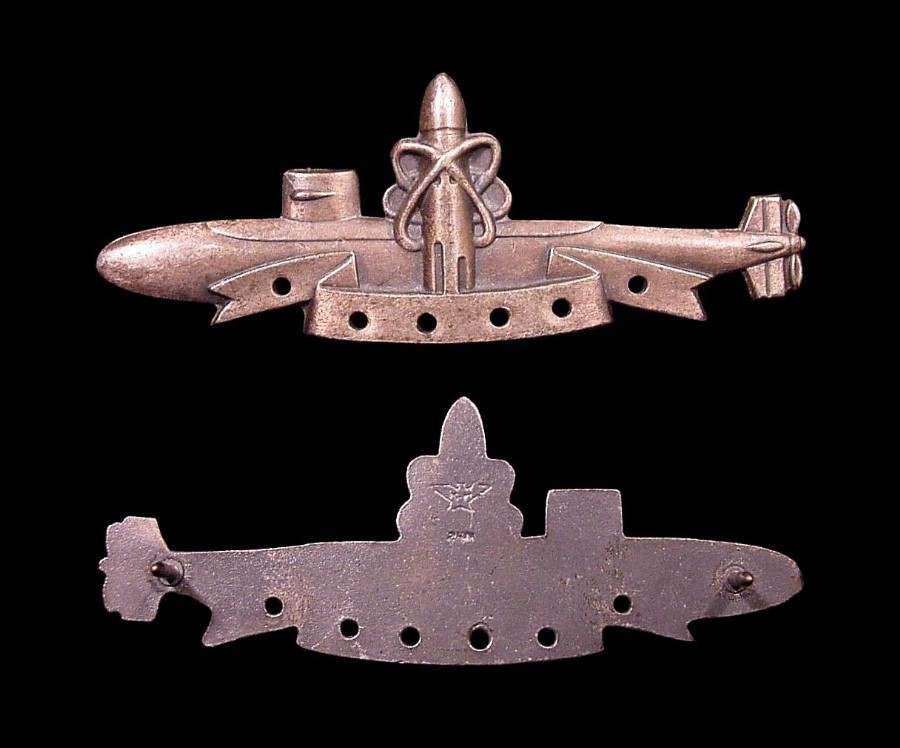 SSBN Deterrent Patrol Insignia - SUBMARINE QUALIFICATION 'DOLPHINS ...