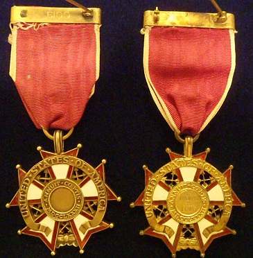 Early WWII Named & Numbered Legion of Merit - MEDALS & DECORATIONS - U ...