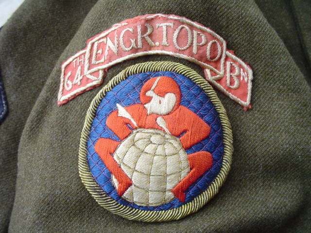 64th Engineer Topography Jacket on the Bay - ARMY AND USAAF - U.S ...