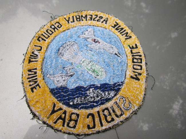 Mobile Mine Assembly Group Unit Nine Japanese madde? Subic Bay patch ...