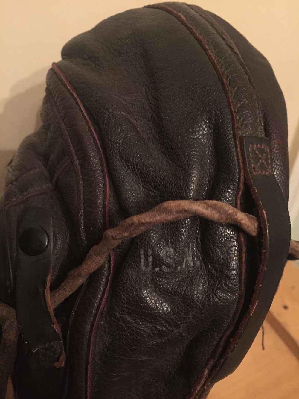 Pair of Flight Helmets With a Mystery - FLYING HELMETS AND ACCESSORIES ...