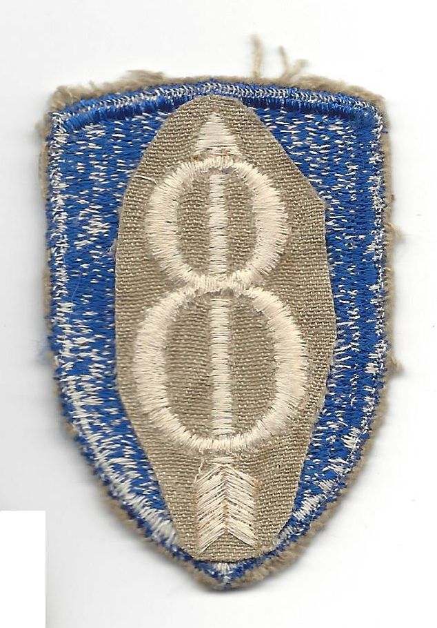 Interesting 8th Infantry Division Patch - ARMY AND USAAF - U.S ...