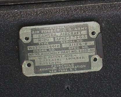 WWII AAF K-20 Aerial Aircraft Camera - CREWMAN GEAR - U.S. Militaria Forum