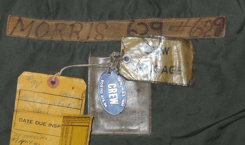 Named Air Crew Bag, 58th M.A.S. MAC, Robins AFB, GA - CREWMAN GEAR - U ...