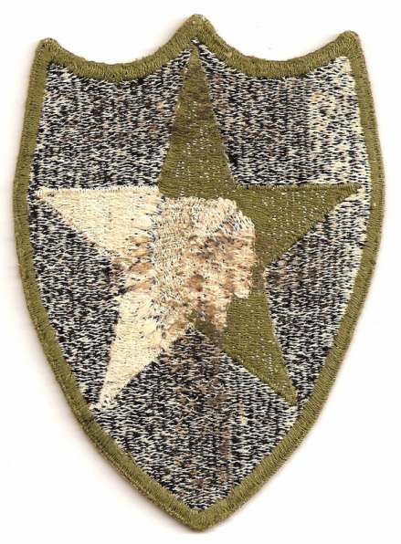 A WW2 era Partial Greenback 34th Infantry Division "Red Bull" patch ...