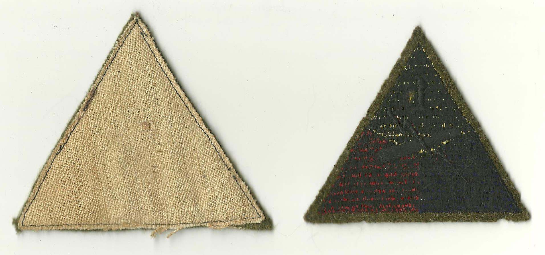 Armor Triangles: Real vs. Made For Collectors - Page 4 - ARMY AND USAAF ...