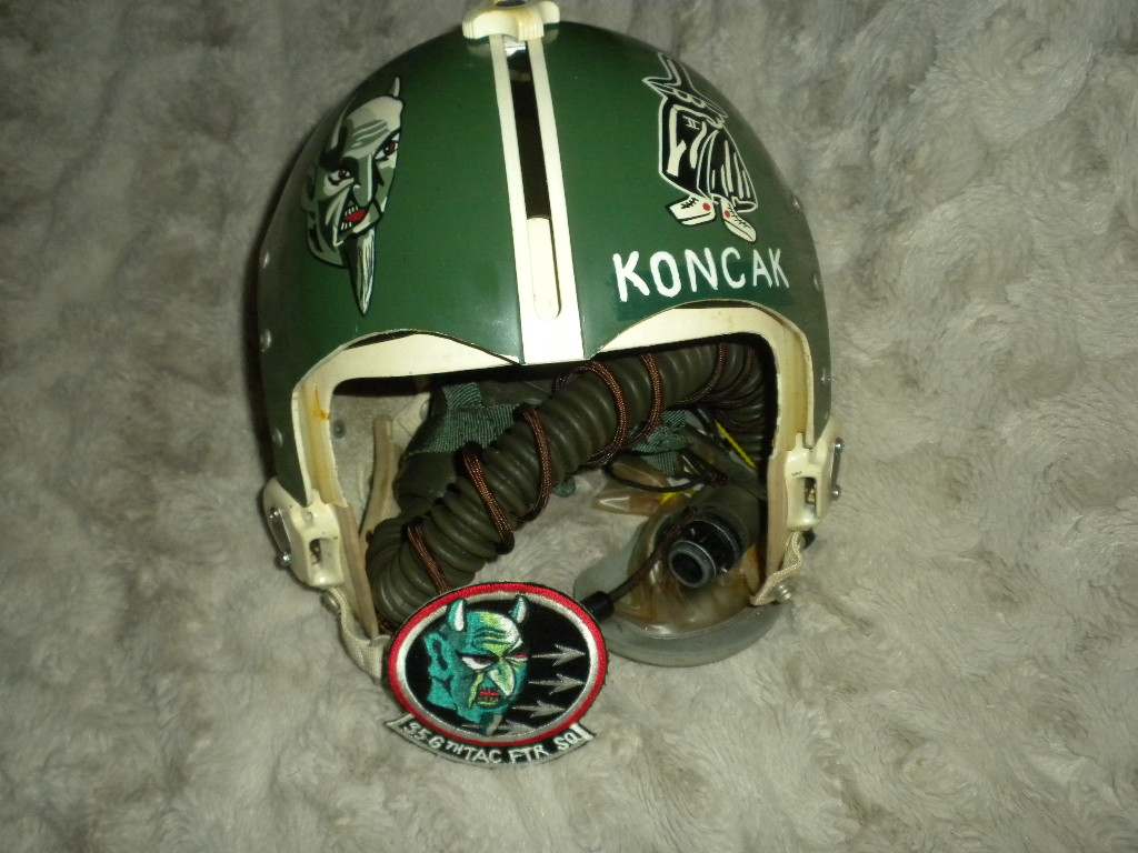 2 custom F4 pilot helmets - FLYING HELMETS AND ACCESSORIES - U.S ...