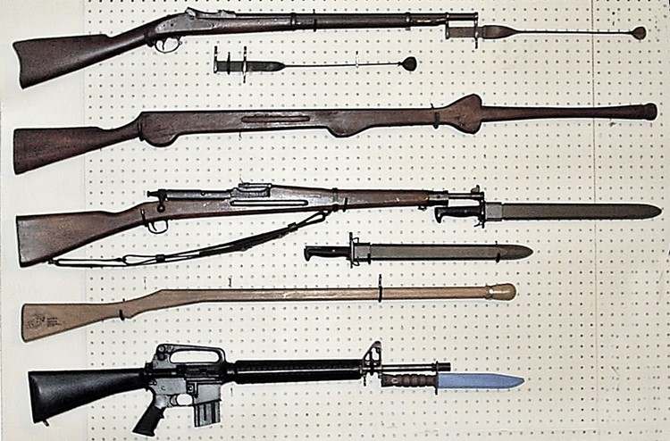 Bayonet training rifles - EDGED WEAPONS - U.S. Militaria Forum