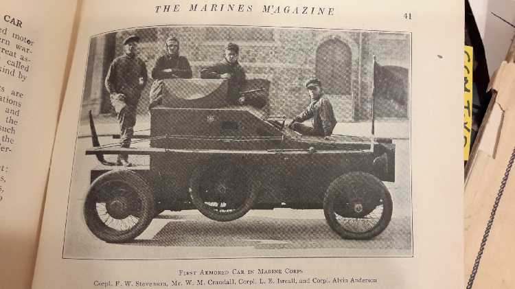 First Marine Corps Armored Car - MILITARY VEHICLES - U.S. Militaria Forum