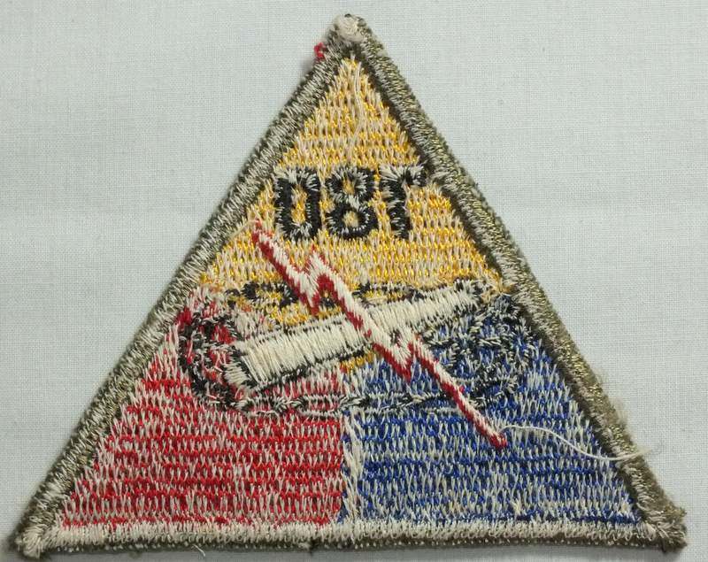 711 & 780 Tank Battalion triangles german made - ARMY AND USAAF - U.S ...