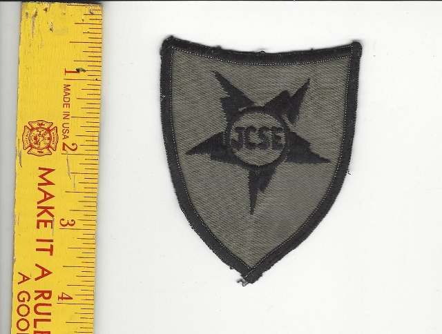 Unknown patch JCSE - ARMY AND USAAF - U.S. Militaria Forum