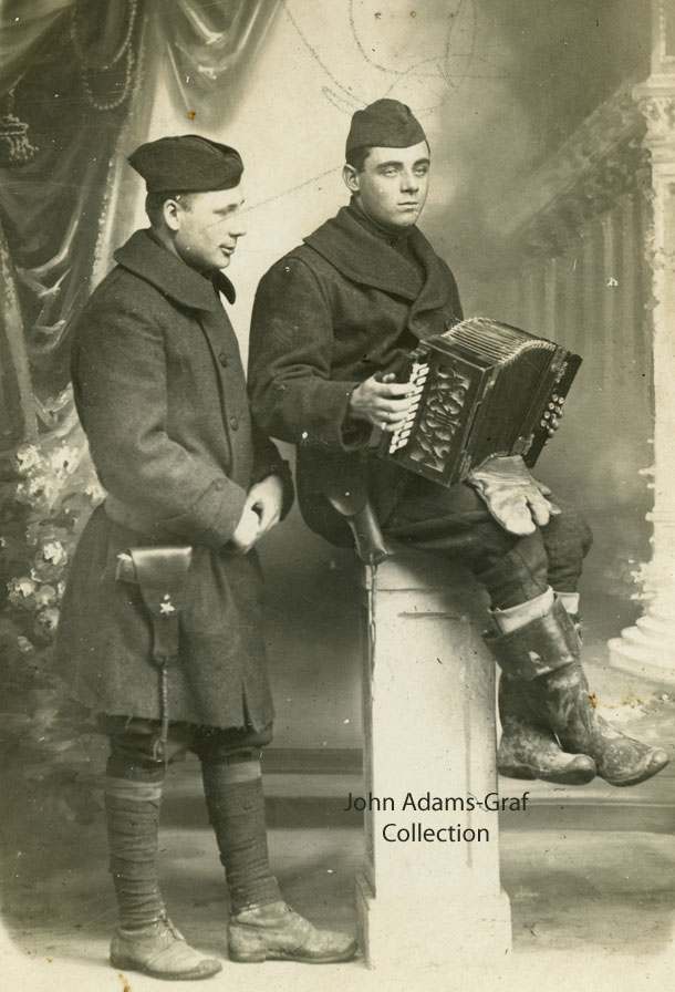 Carrying a Tune...Over there! Photos of WWI Musicians with their ...