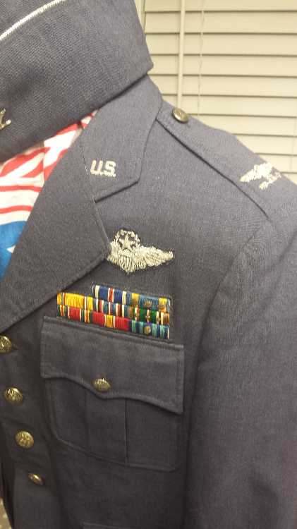 1960s Colonel Vincent C. Rethman, Uniform WWII USAAF and USAF service ...