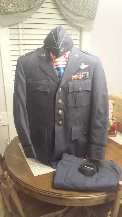 1960s Colonel Vincent C. Rethman, Uniform WWII USAAF and USAF service ...