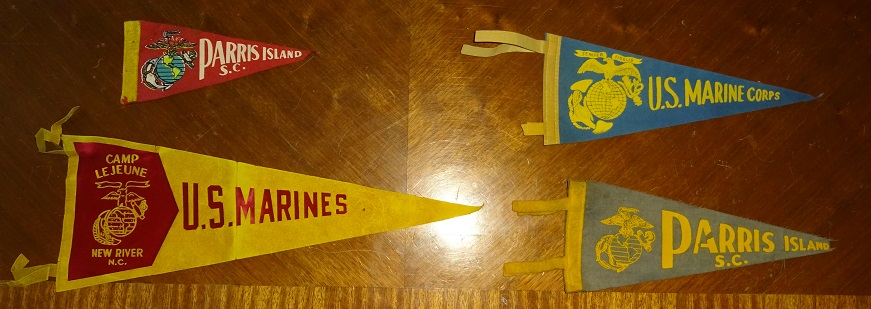 USMC Pennants - EPHEMERA, PHOTOGRAPHS & MILITARY ARTWORK - U.S ...
