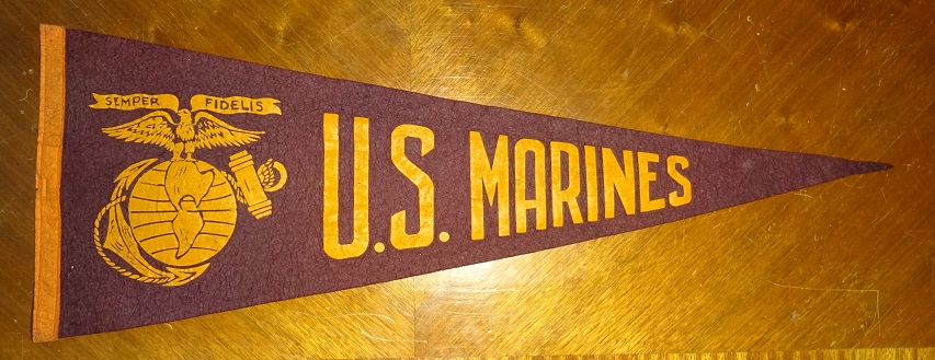 USMC Pennants - EPHEMERA, PHOTOGRAPHS & MILITARY ARTWORK - U.S ...