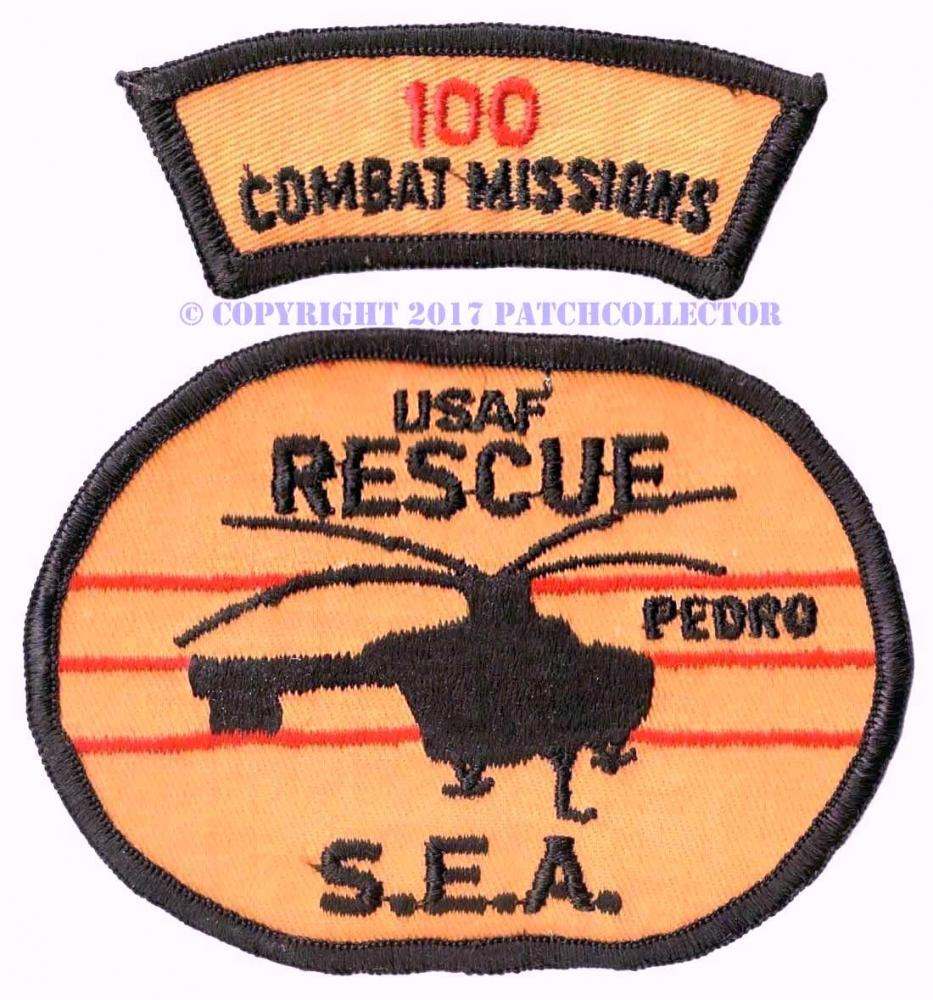A Vietnam War era USAF Pedro Combat Rescue patch - AIR FORCE (USAAF IS ...