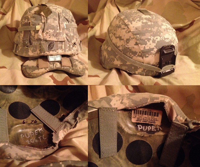 Original and theatre used photographed M1 helmets with proof show yours ...