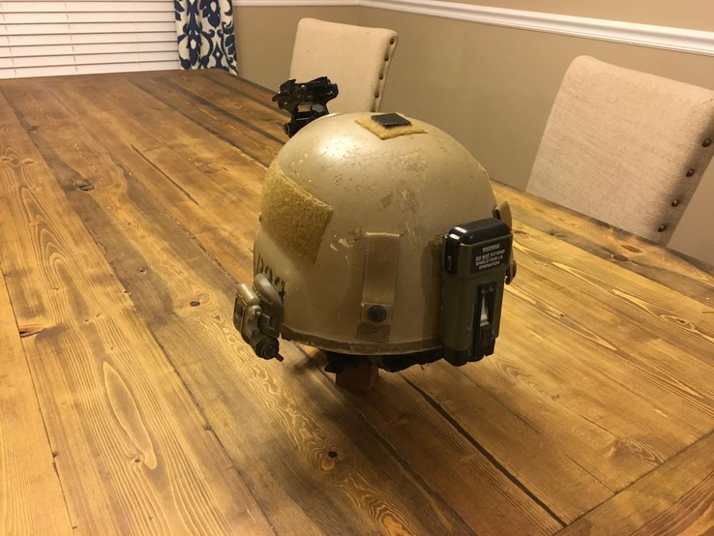 Original and theatre used photographed M1 helmets with proof show yours ...