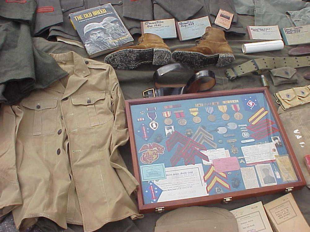 EXTENSIVE USMC GUADALCANAL DIARY GROUPING WIA - GROUPINGS PAGE - U.S ...