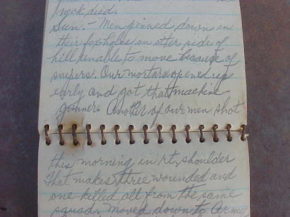 EXTENSIVE USMC GUADALCANAL DIARY GROUPING WIA - GROUPINGS PAGE - U.S ...