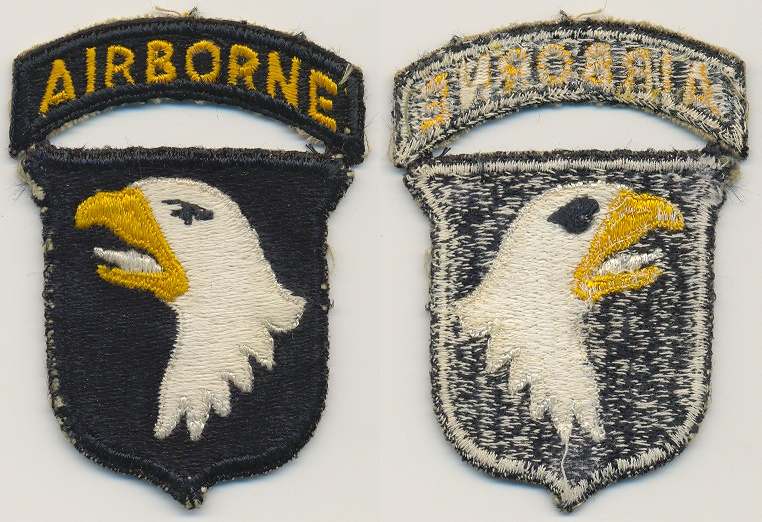 White tongue 101st Airborne - ARMY AND USAAF - U.S. Militaria Forum