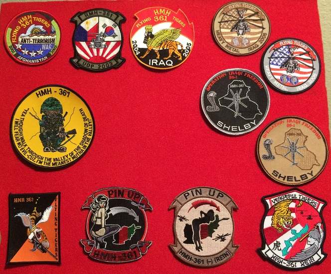 Marine Helicopter Squadron 361 patch collection - MARINES - U.S ...