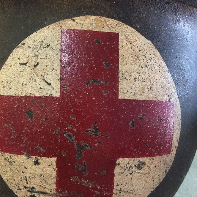 THOUGHTS ON THESE MEDIC CROSSES? - CHAPLAIN & MEDIC HELMETS - U.S ...