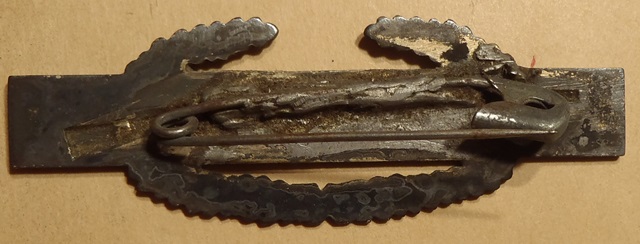 CIB, lead and safety pin repair - COMBAT / EXPERT INFANTRY BADGE - U.S ...