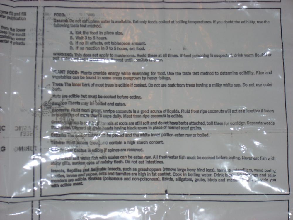 HOLSTER SURVIVAL KIT, INDIVIDUAL LIGHTWEIGHT, ARMY - Page 2 - SURVIVAL ...