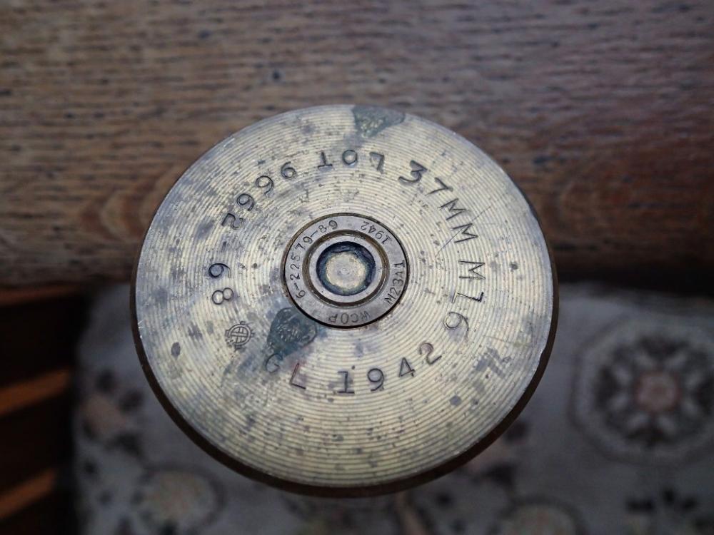 Yellow 1942 37mm M63 Round - FIREARMS - U.S. Militaria Forum