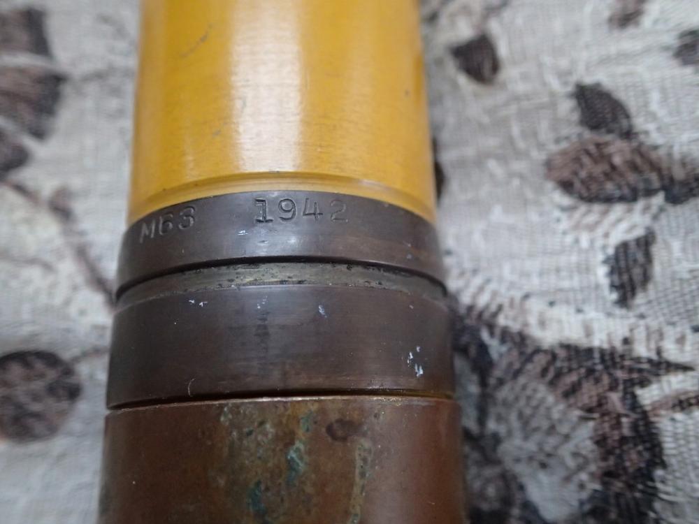 Yellow 1942 37mm M63 Round - FIREARMS - U.S. Militaria Forum