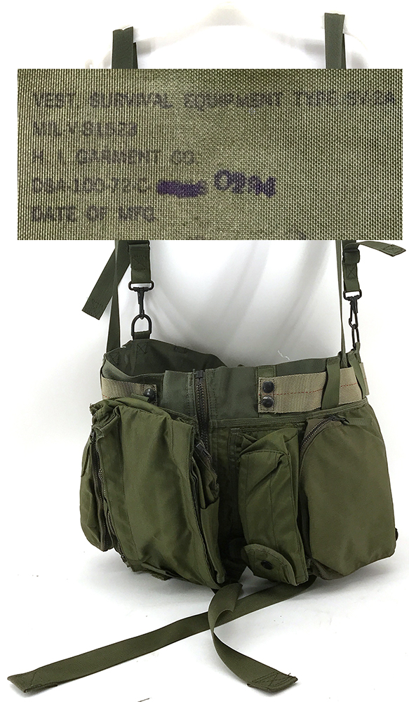 VEST, SURVIVAL, EQUIPMENT TYPE SV-2A - SURVIVAL GEAR - U.S. Militaria Forum