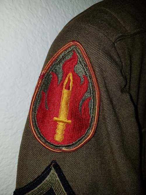 Neat 63rd Infantry Division, 763rd Ord Light Maint Co Ike Jacket ...