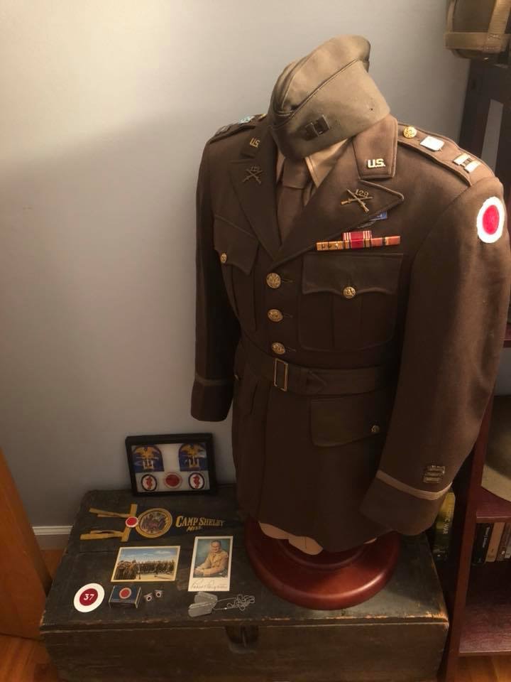Uniform of Captain Alburn Smith, 129th Infantry Regiment - UNIFORMS - U ...