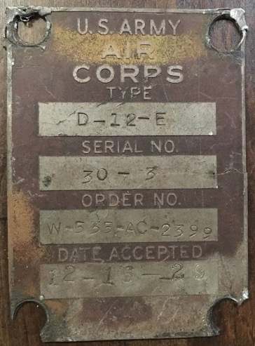 NEED DATA PLATE HELP - MILITARY AIRCRAFT & AVIATION - U.S. Militaria Forum