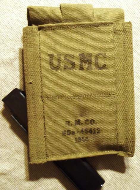 USMC SMG .45 mags & pouch - FIREARMS - U.S. Militaria Forum