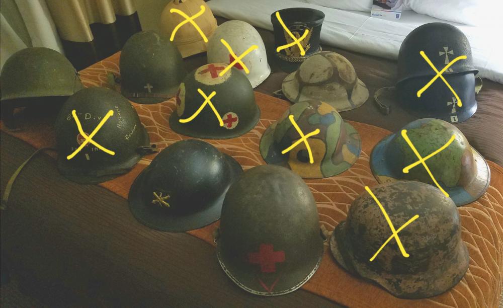 SOS Helmets-a-plenty - STEEL AND KEVLAR HELMETS - U.S. Militaria Forum