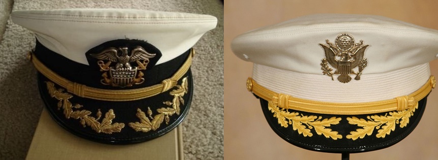 NAVY Officer's Visor Had Need Help Dating , Is it Original ? - NAVAL ...