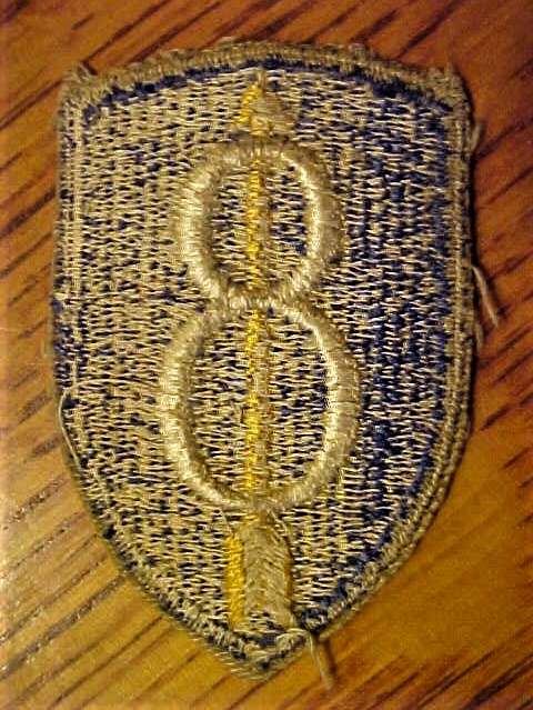 8th Infantry Divison Patches - ARMY AND USAAF - U.S. Militaria Forum