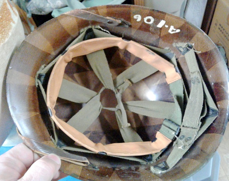 Helmet liner ID'd To Brig Gen Jesse S. Lindsay - M-1; M-1C & M-2 ...