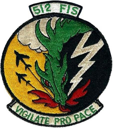 Set of 87th & 512th FIS patches - AIR FORCE (USAAF IS WITH ARMY) - U.S ...